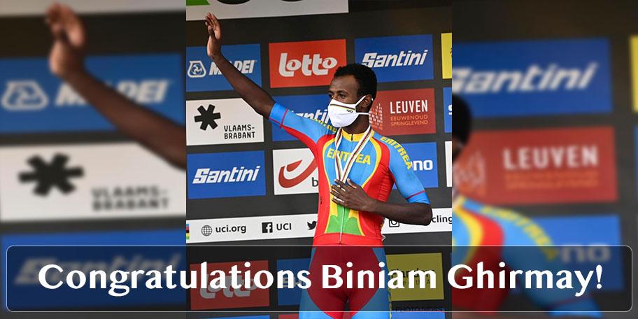 Congratulations Biniam Ghirmay!